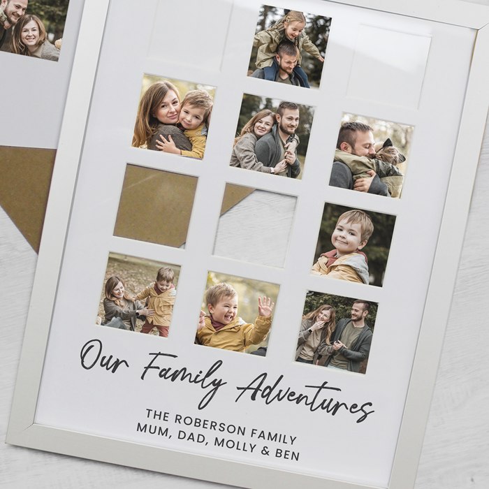 Personalised White Multi Photo Frame | SpecialMoment.co.uk