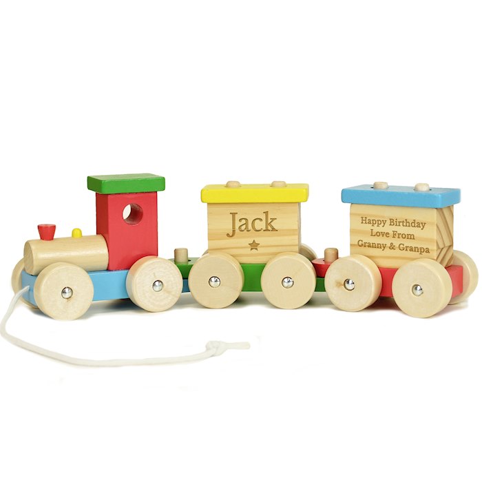Personalised Wooden Toy Train | SpecialMoment.co.uk