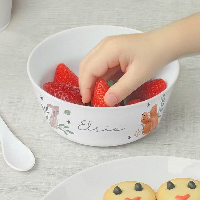 Personalised Woodland Animals Breakfast Set | SpecialMoment.co.uk