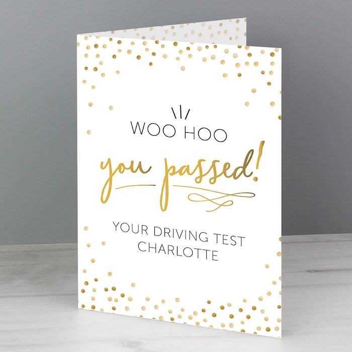 Personalised You Passed! Card | SpecialMoment.co.uk