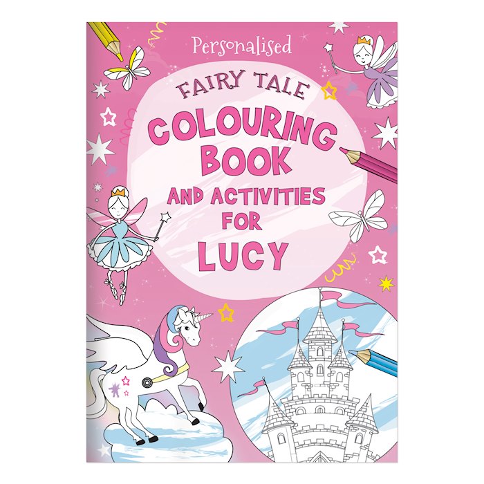 Personalised Princess & Unicorn Colouring Book | SpecialMoment.co.uk