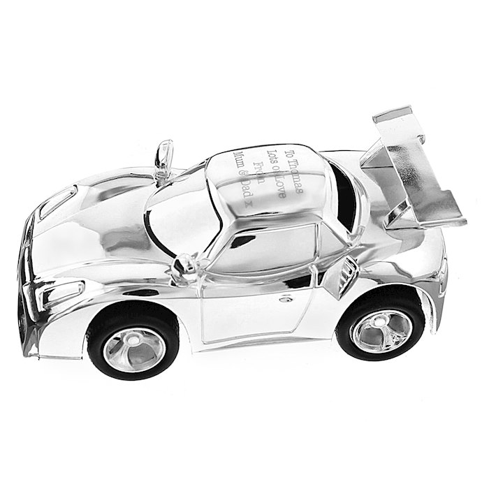 Personalised Racing Car Money Box | SpecialMoment.co.uk