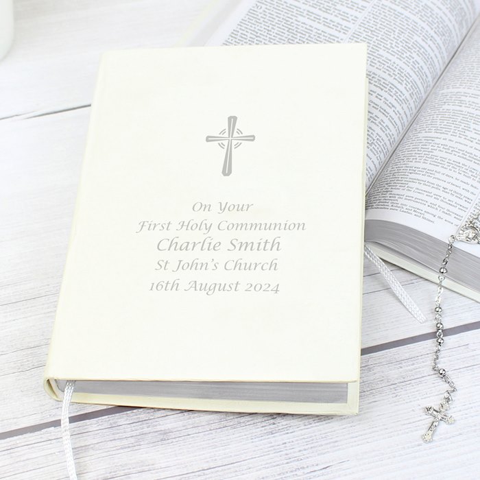 Personalised Silver Companion Holy Bible - Eco-friendly - King James ...