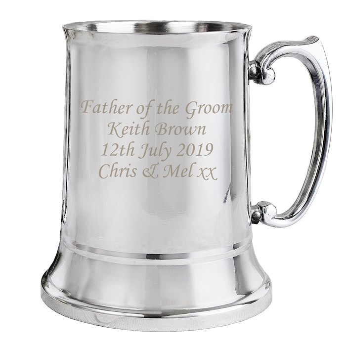 Personalised Stainless Steel Tankard | SpecialMoment.co.uk