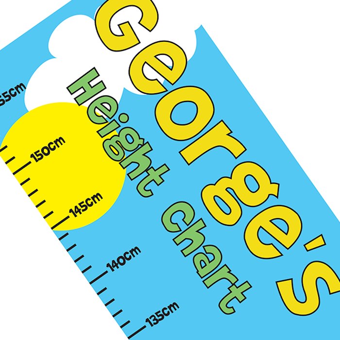 Personalised Zoo Height Chart | SpecialMoment.co.uk